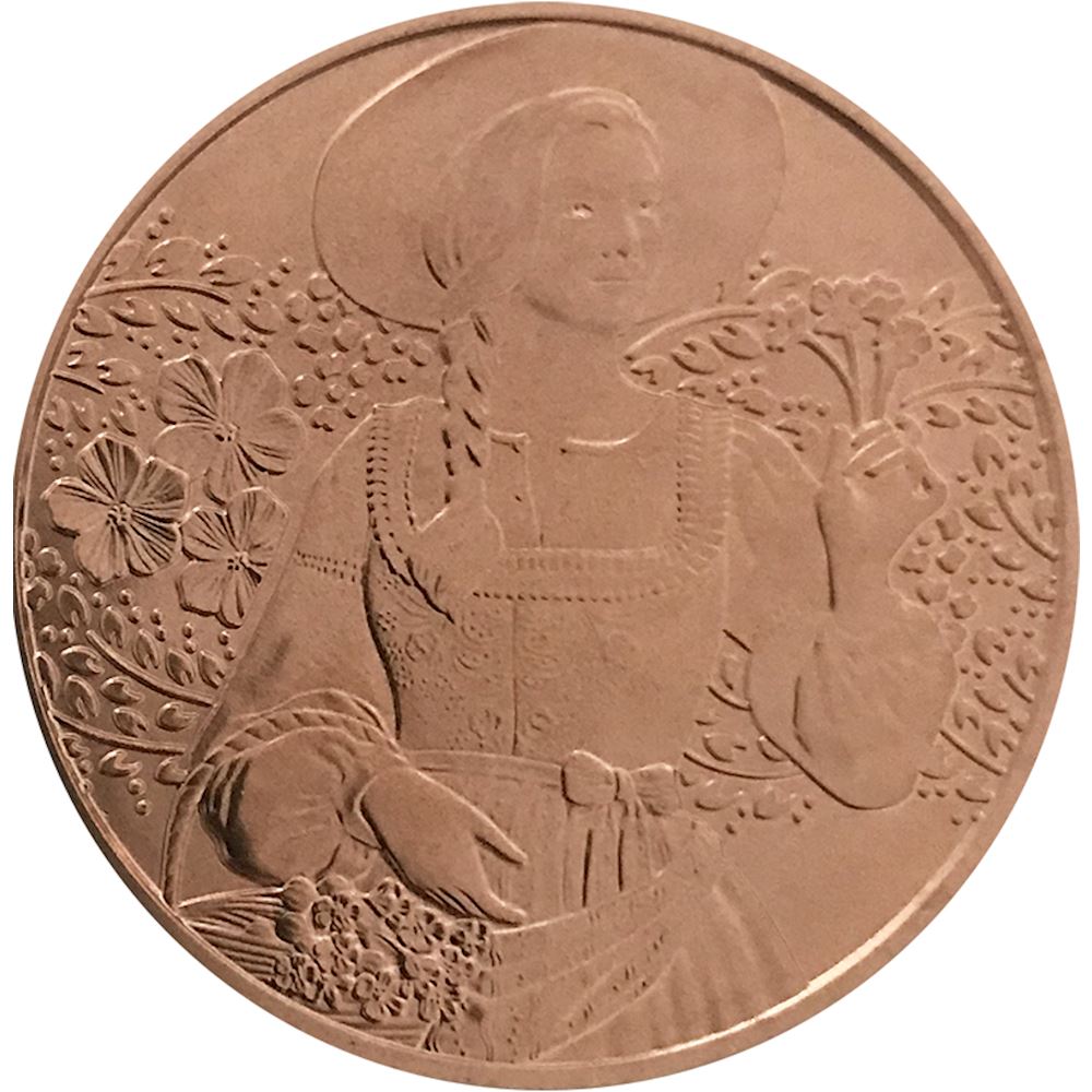 10 euro Austria 2025 fdc Tradizioni & Moda: Aufdirndln – Lino 2025 ...