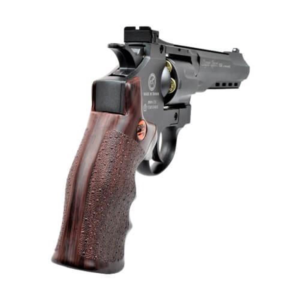 REVOLVER BRUNI BLACK 6" FULL METAL BB CAL. 4,5MM PISTOLE CO2 - Il ...