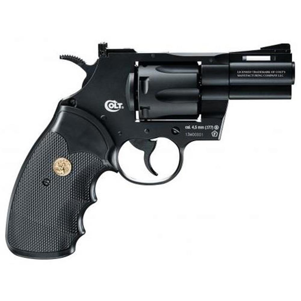 REVOLVER COLT PYTHON 2,5" CO2 4,5MM FULL METAL ARIA COMPRESSA PISTOLE ...