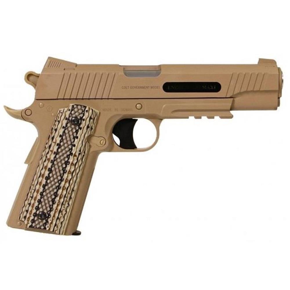 COLT 1911 M45A1 TAN FULL METAL CO2 PISTOLE CO2 CANNA FISSA - Il ...