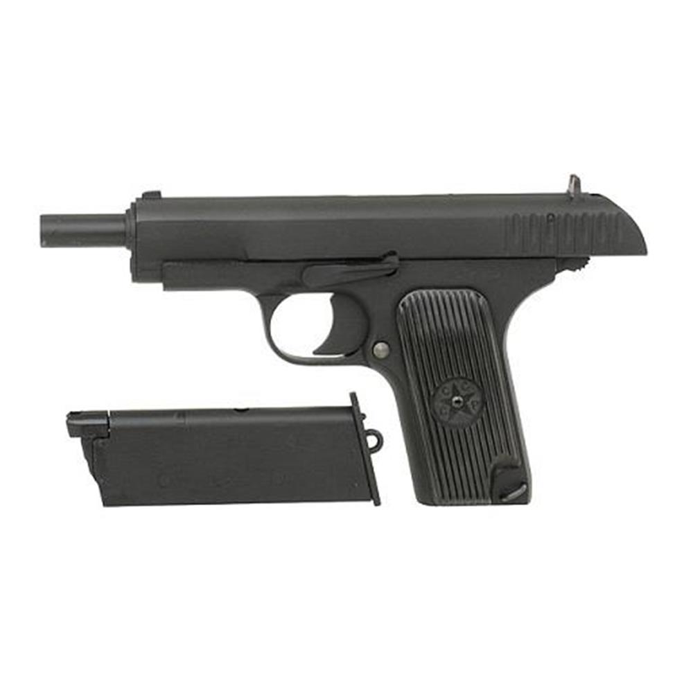 TT-33 TOKAREV GAS SCARRELLANTE FULL METAL PISTOLE GREEN GAS ...
