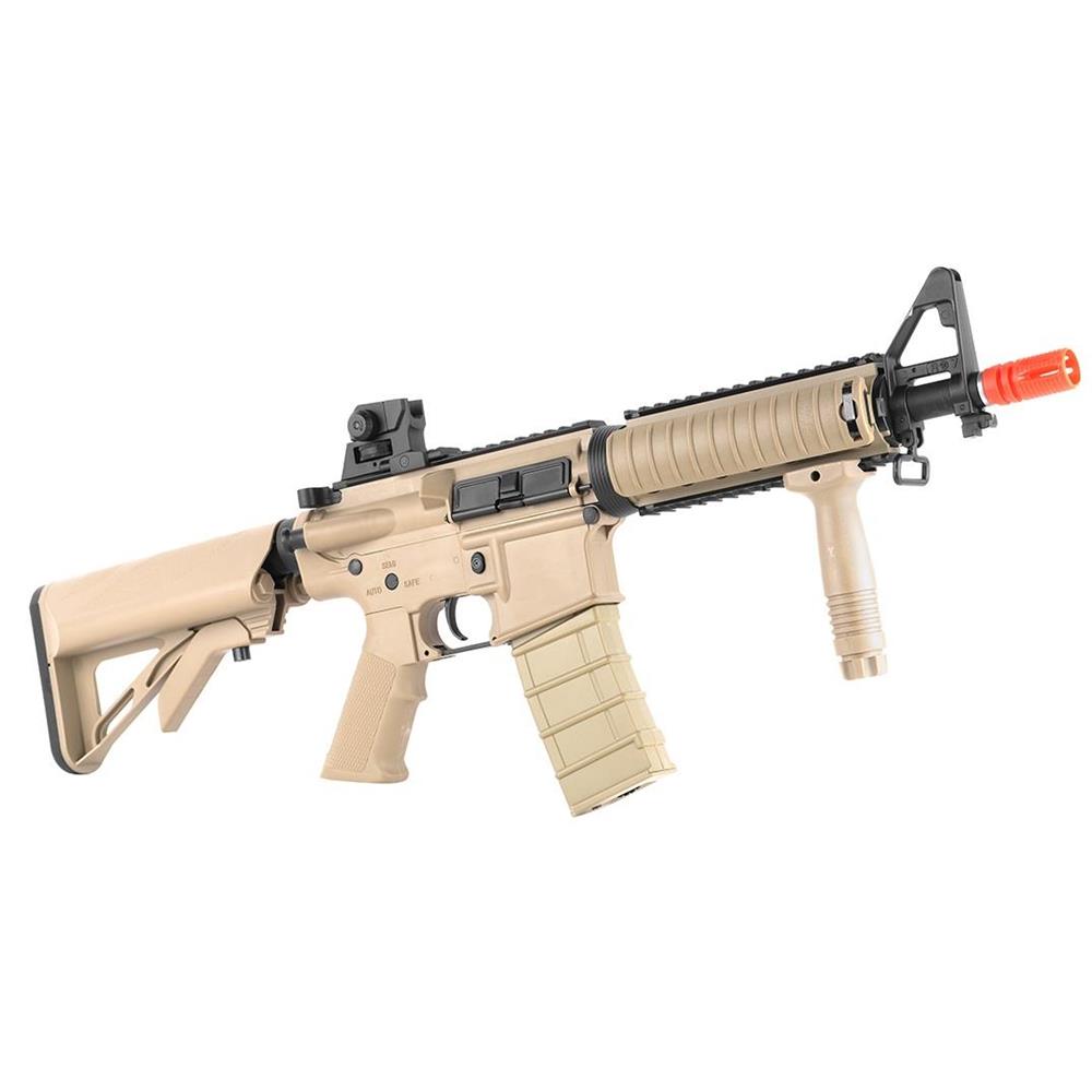 M4 R.I.S.CQB TAN SPORT LINE CON 2 CARICATORI FUCILI ELETTRICI ...