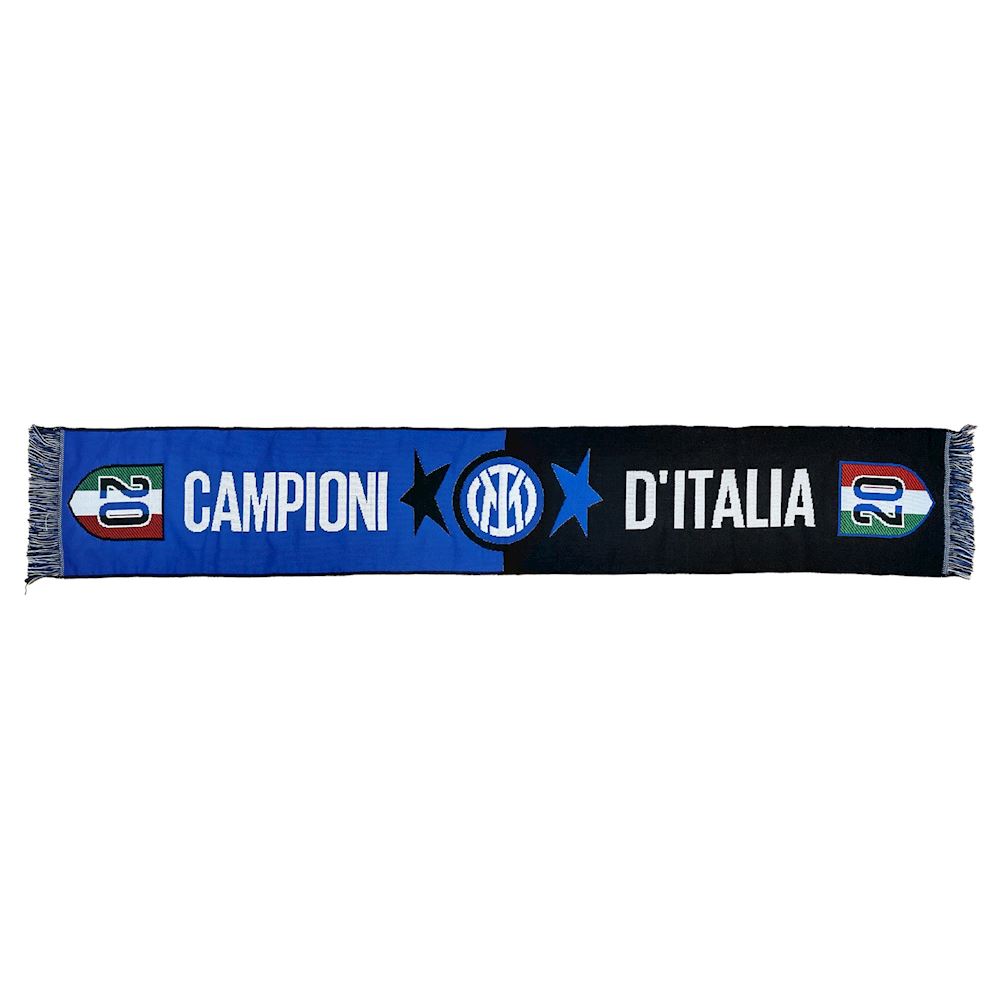 Sciarpa Inter originale Ufficiale 2 stelle Campioni Italia Scudetto ...